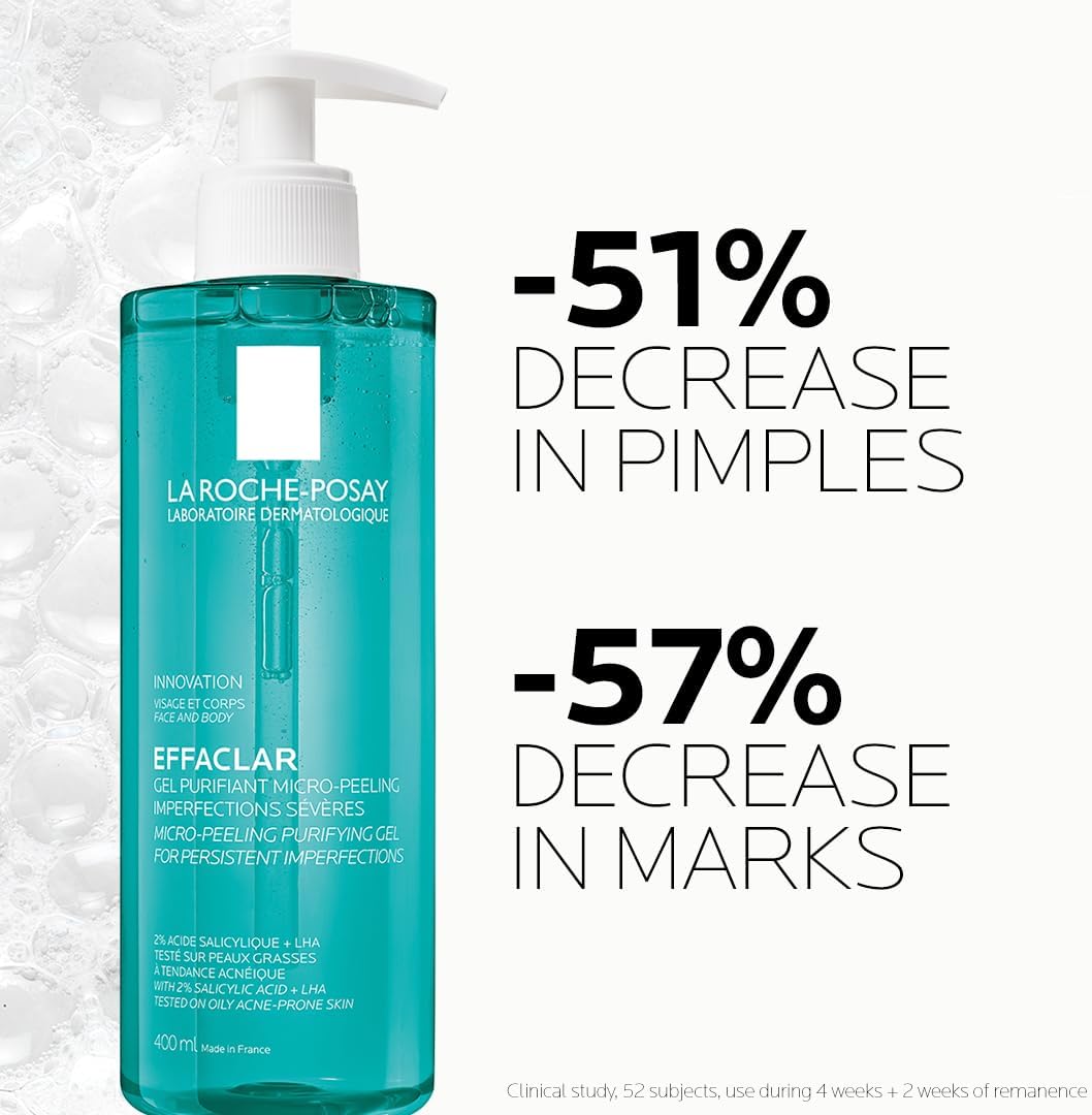 La Roche Posay Effaclar Gel Microexfoliante Gel Limpiador Facial y ...