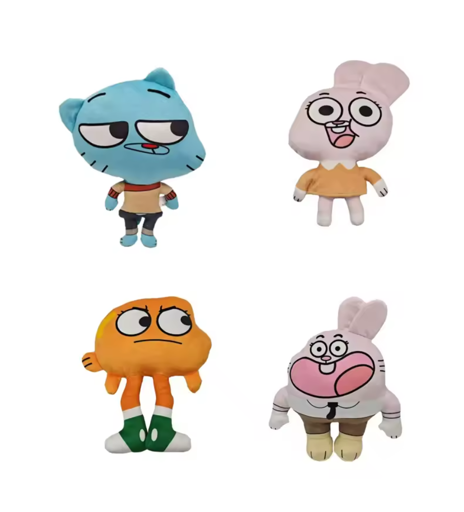 Peluches El Increíble Mundo de Gumball Originales | Gumball, Darwin ...