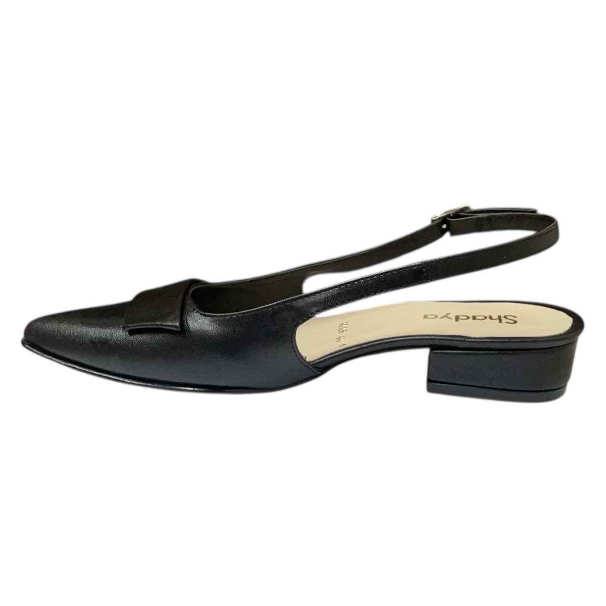 Zapatos Flats Shadya Destalonado Negro