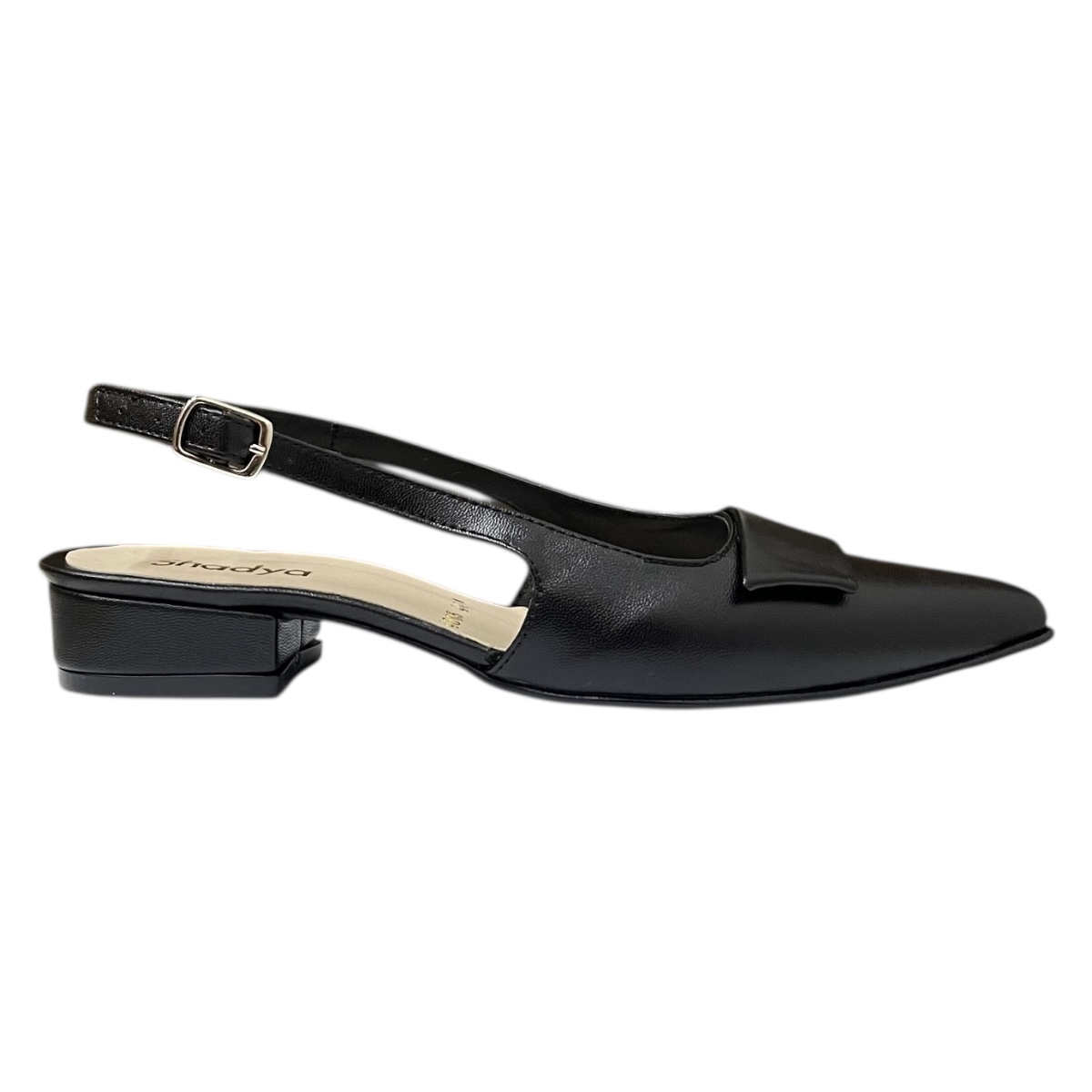 Zapatos Flats Shadya Destalonado Negro
