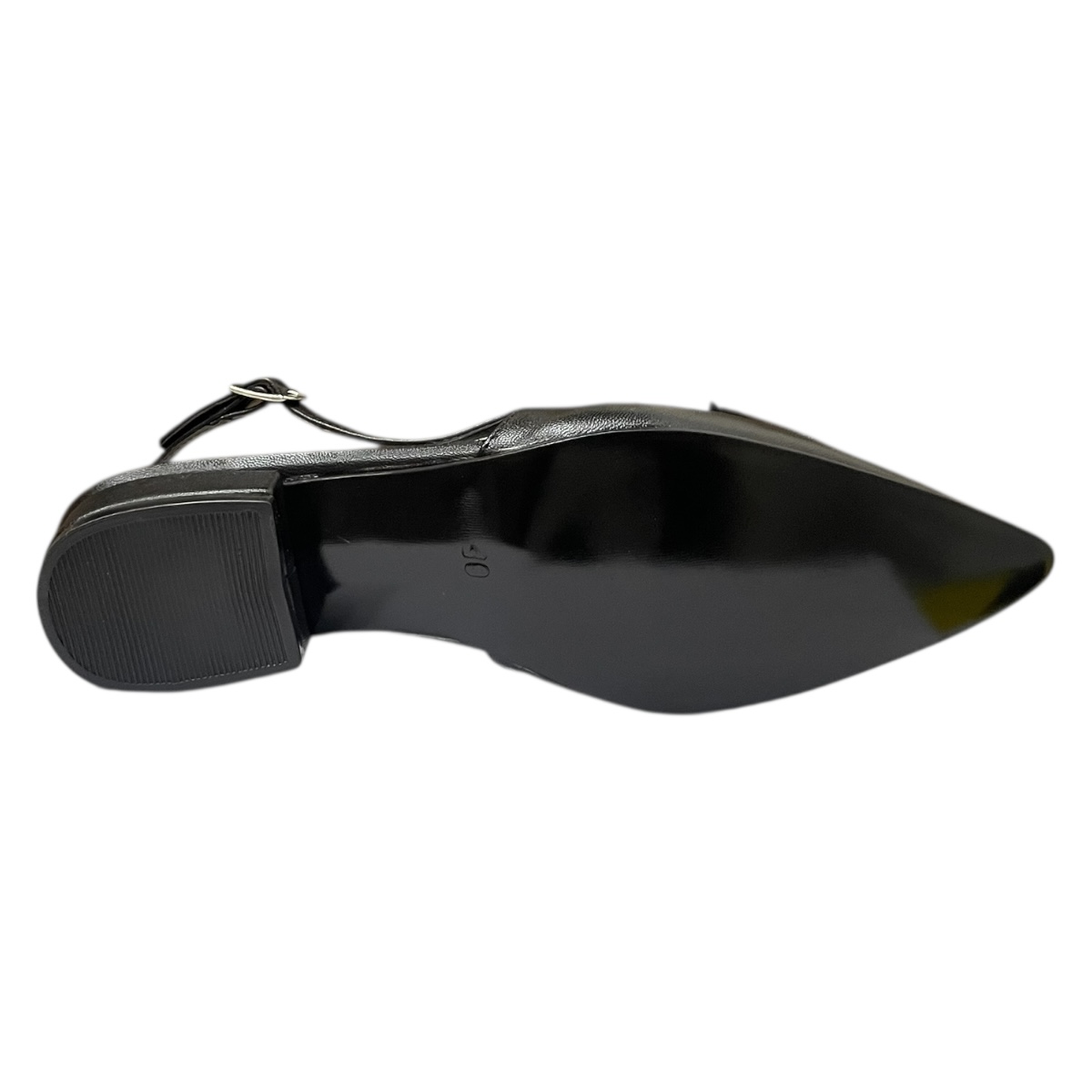 Zapatos Flats Shadya Destalonado Negro