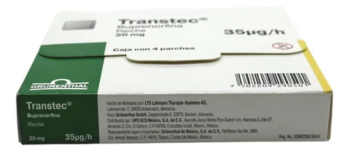 Transtec Buprenorfina 20mg 4 Parches 35µg/h
