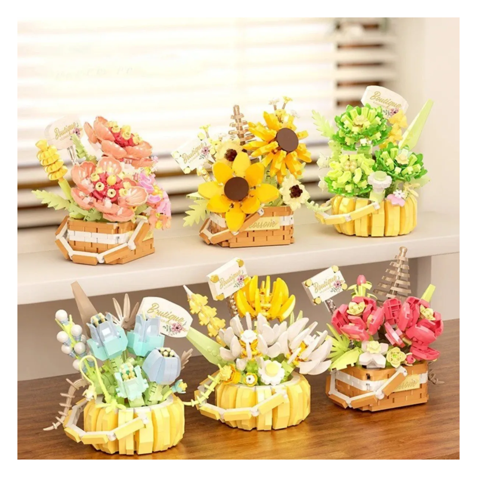 Armables Coleccionables ,Ramo de Variedad: Set de 8 Plantas Armables ...