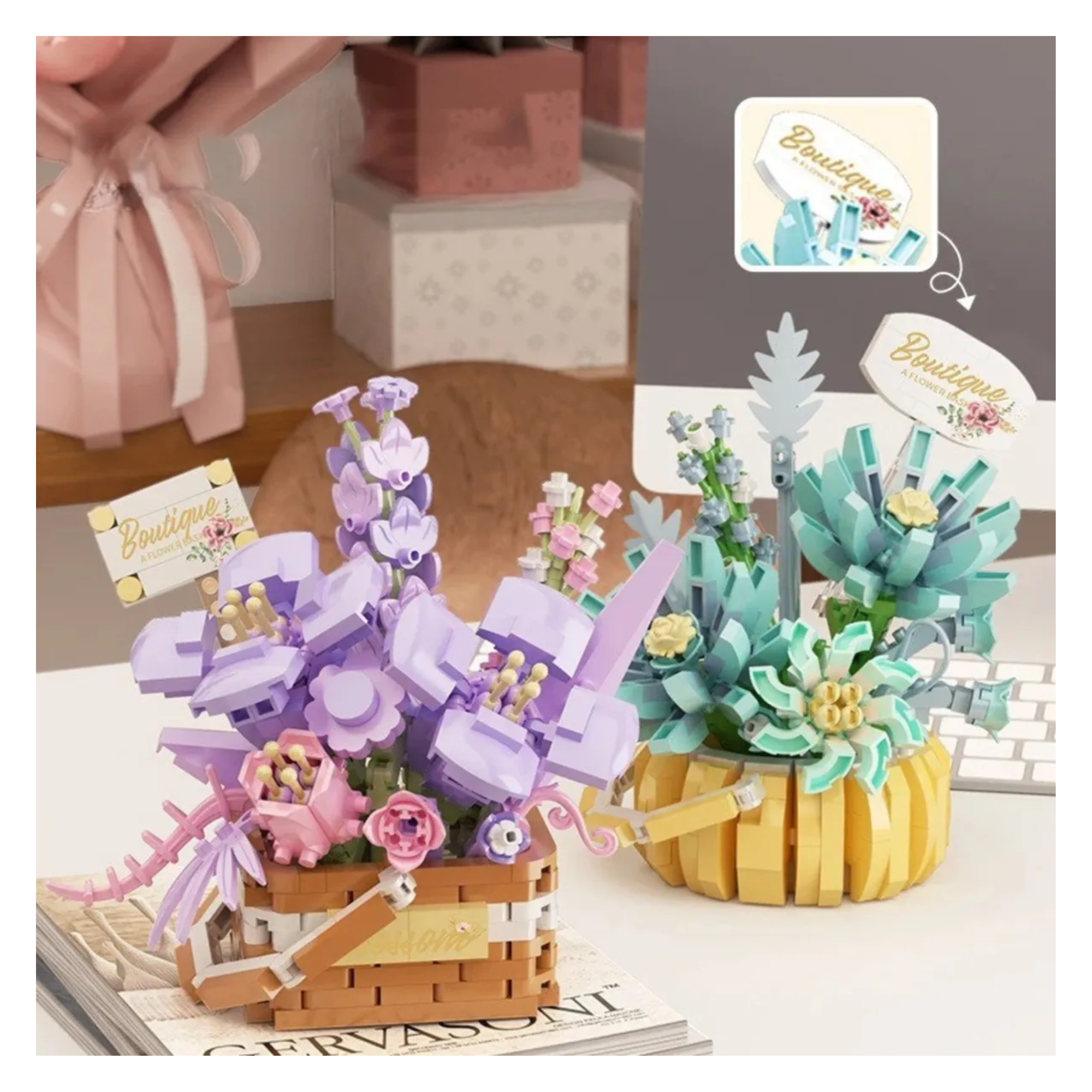 Armables Coleccionables ,Ramo de Variedad: Set de 8 Plantas Armables ...