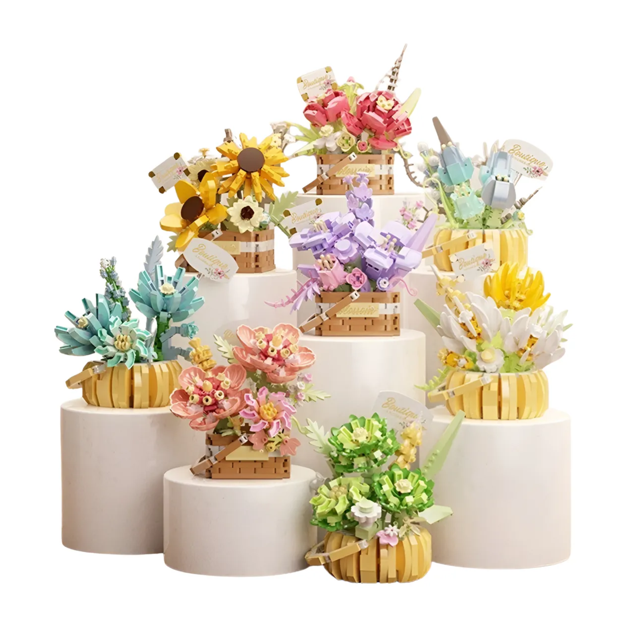 Armables Coleccionables ,Ramo de Variedad: Set de 8 Plantas Armables ...