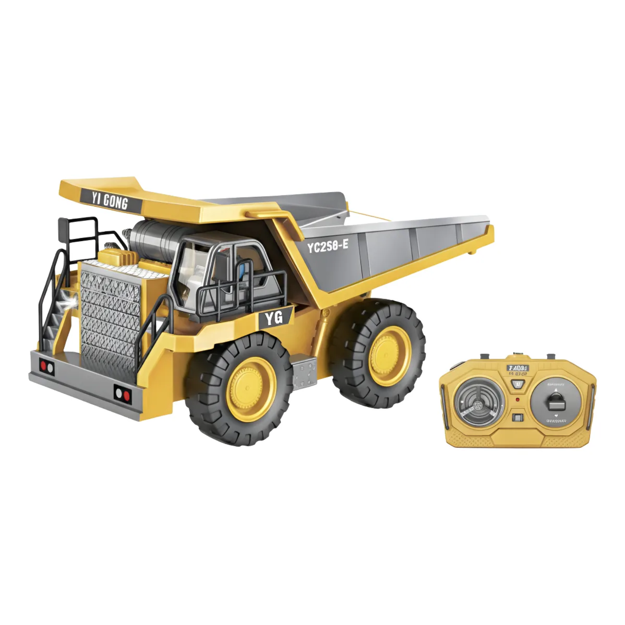 Juguete Maquina Camion De Volteo a Control Remoto 2 Colores Amarillo ...