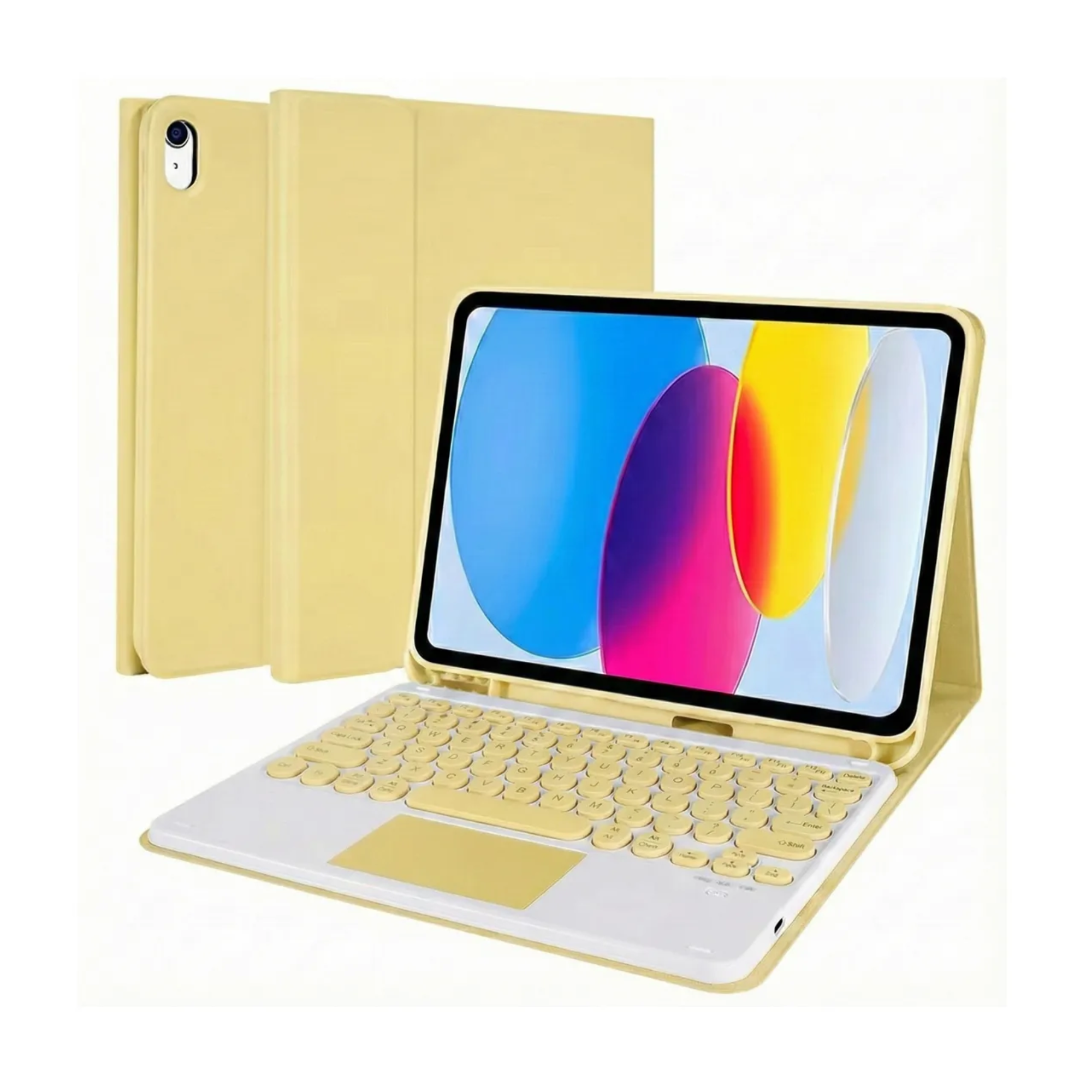 Funda Teclado Compatible Para iPad 11" A16/ 10th Gen Español Ñ Luz Rgb ...