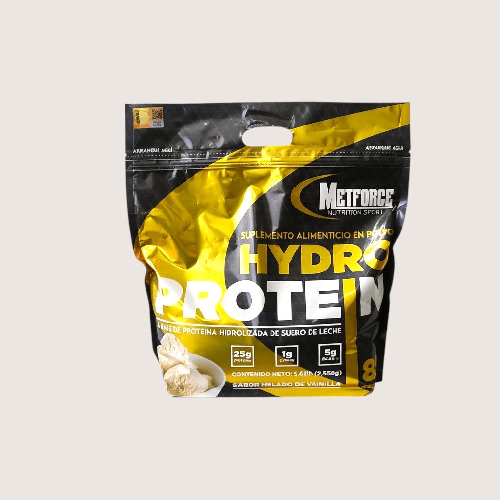 HYDRO PROTEIN METFORCE 5.6 LBS 85 Servicios | Absorción rápida y pura