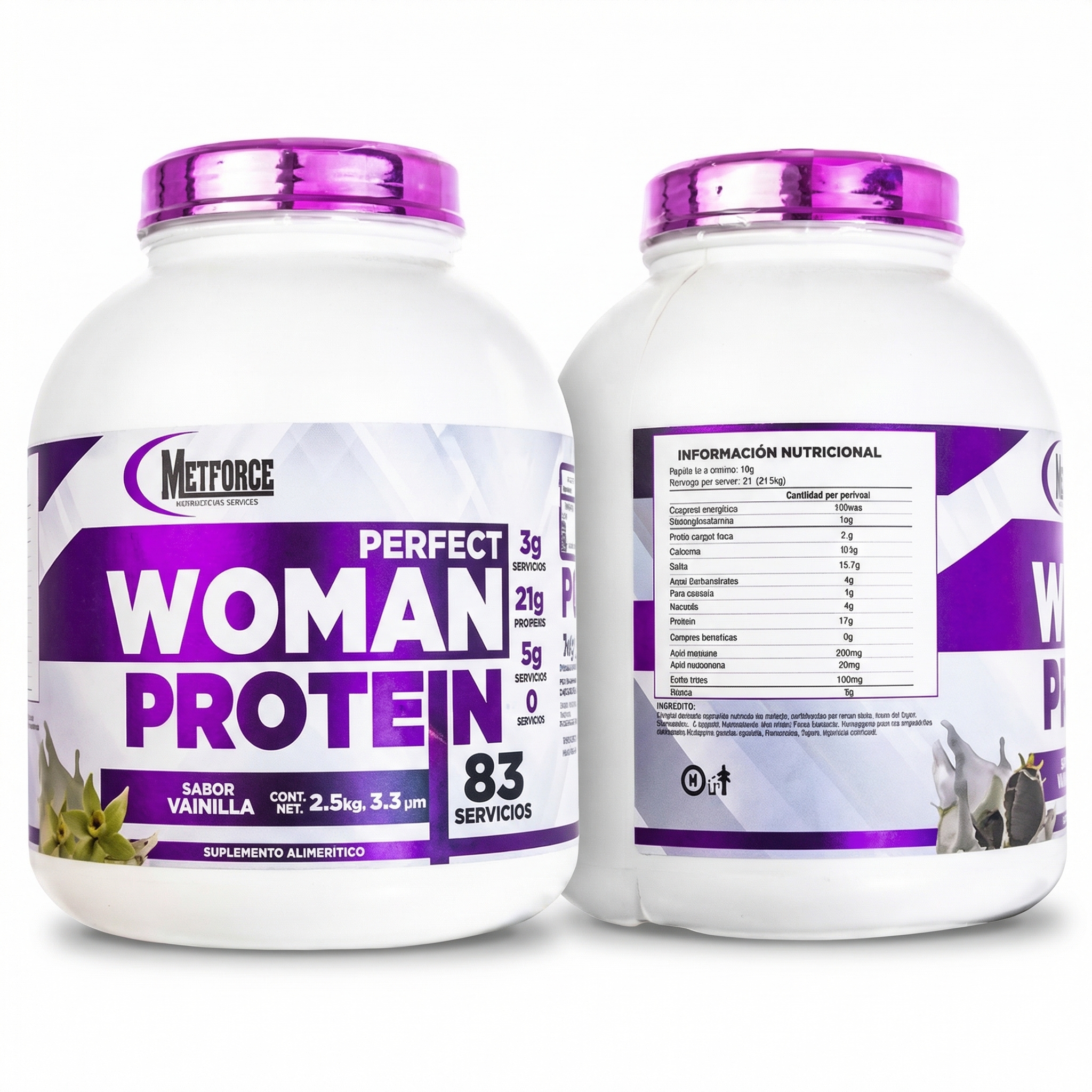 Perfect Woman Protein METFORCE 5.2LBS Colágeno BCAA Piel y Rendimiento
