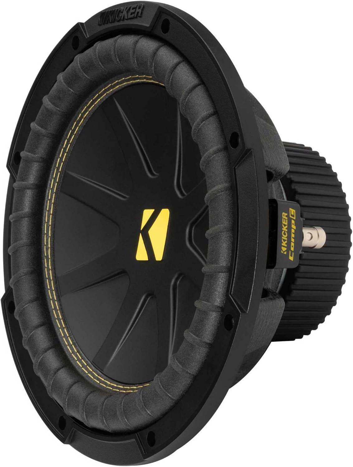 Subwoofer Kicker 10” CompC 250W RMS – Sonido Potente y Preciso