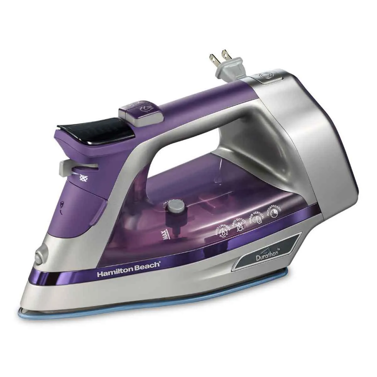 Planche de Vapor Hamilton Beach 19971-MX Suela Durathon 10x Morada