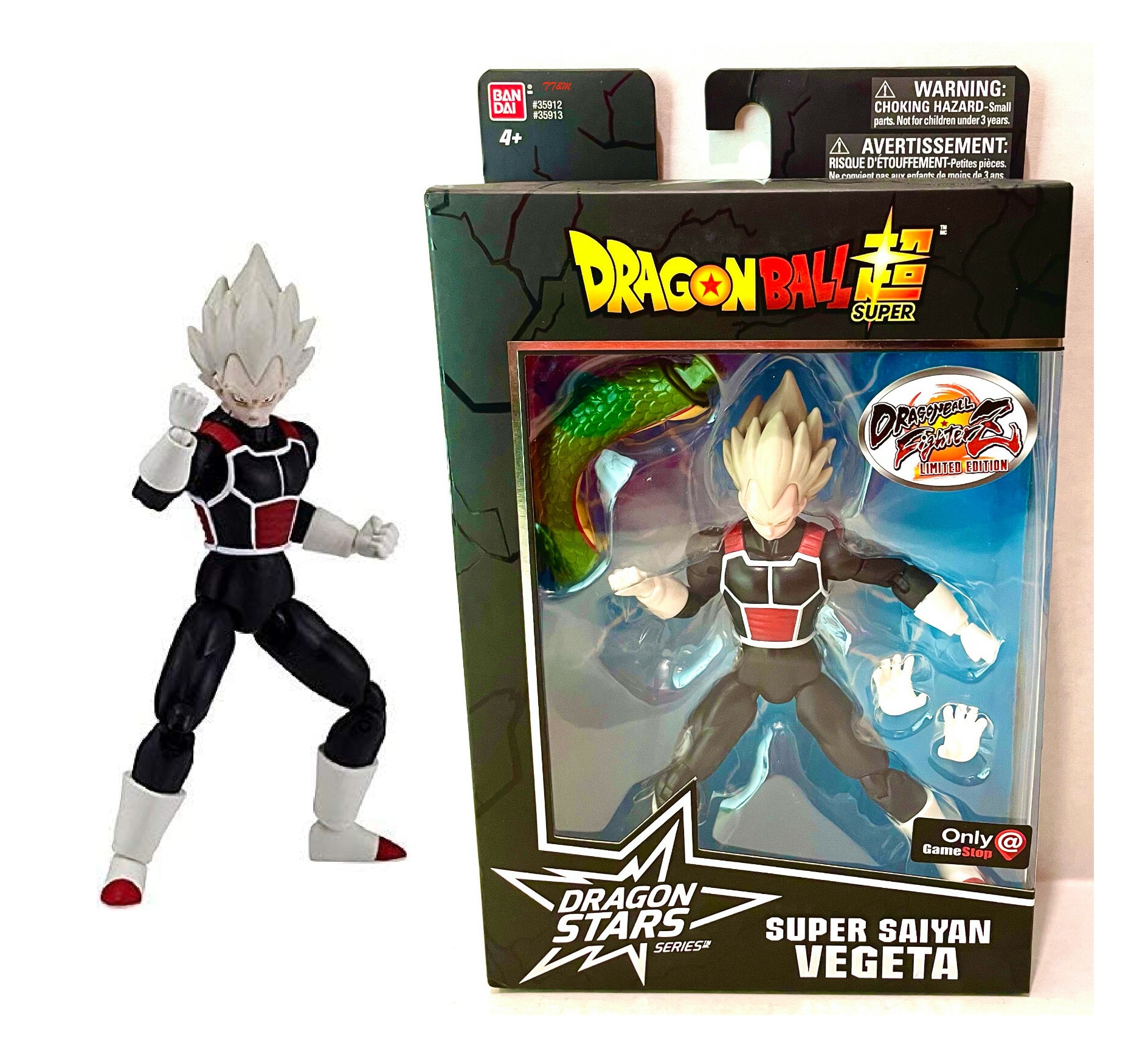 Raro Vegeta Super Saiyan Exclusive Fighter Z Edition Figura Dragon ...