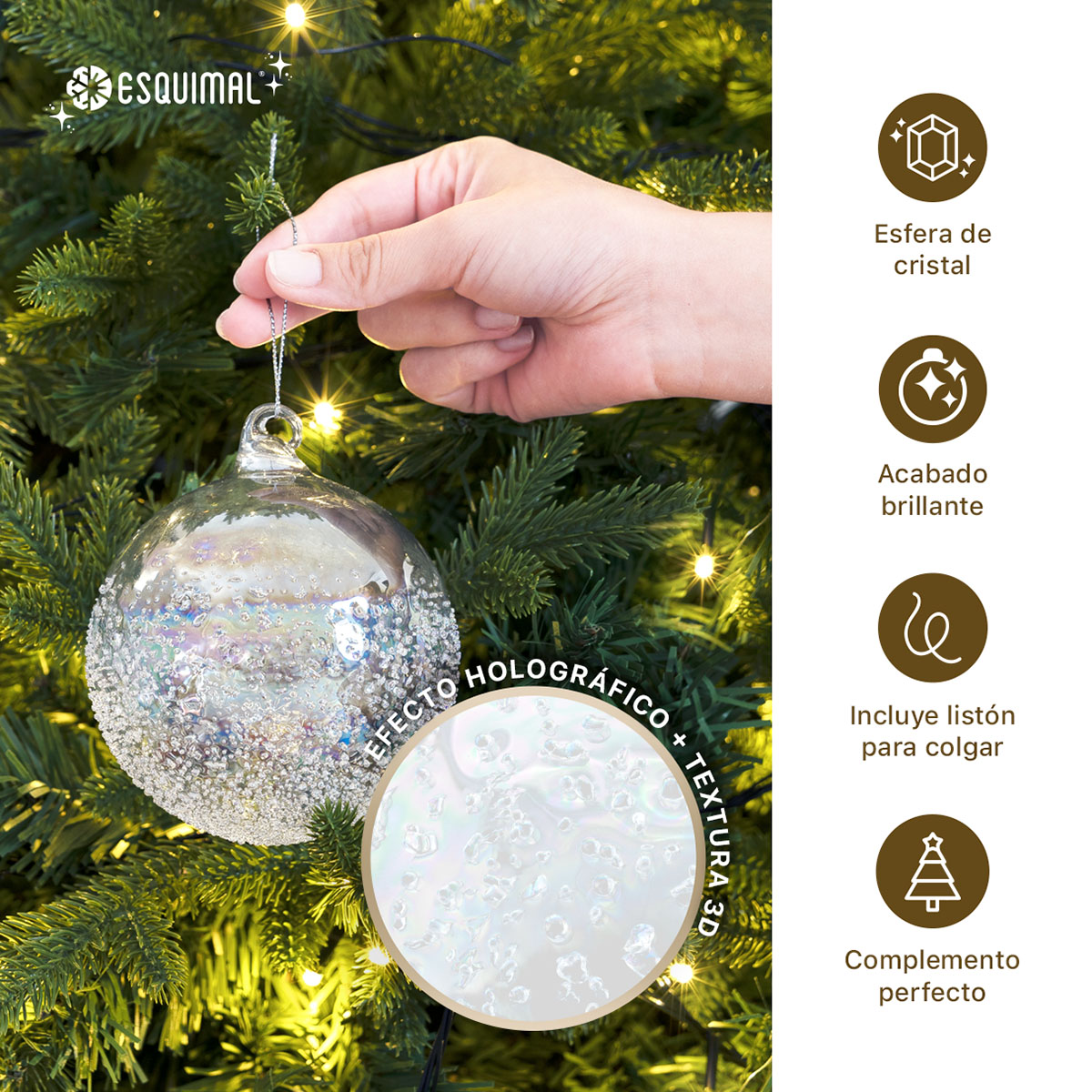 Set de Esferas y Adornos Navideños para Árbol de Navidad, Decoración ...