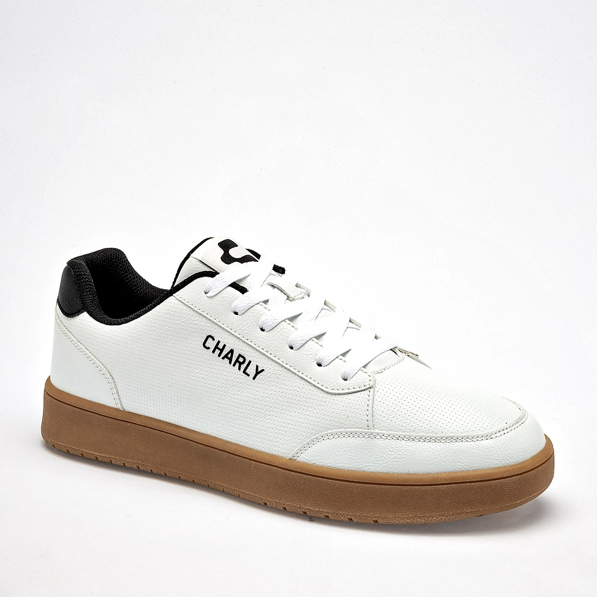 Charly Tenis Urbano Para Hombre Blanco Negro Cod.139702