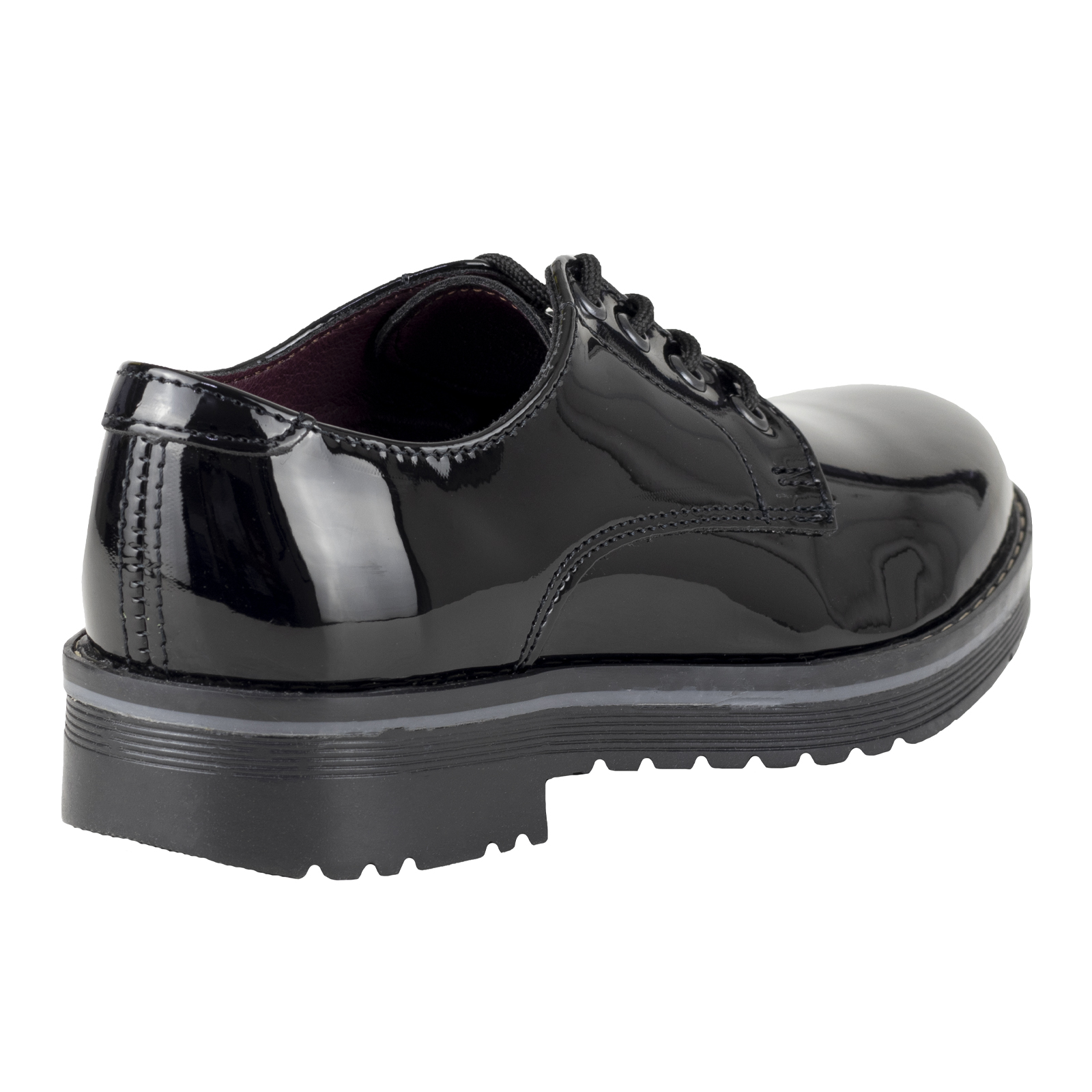 Zapato Escolar De Charol Niña Green Love Moderno 93120 Negro