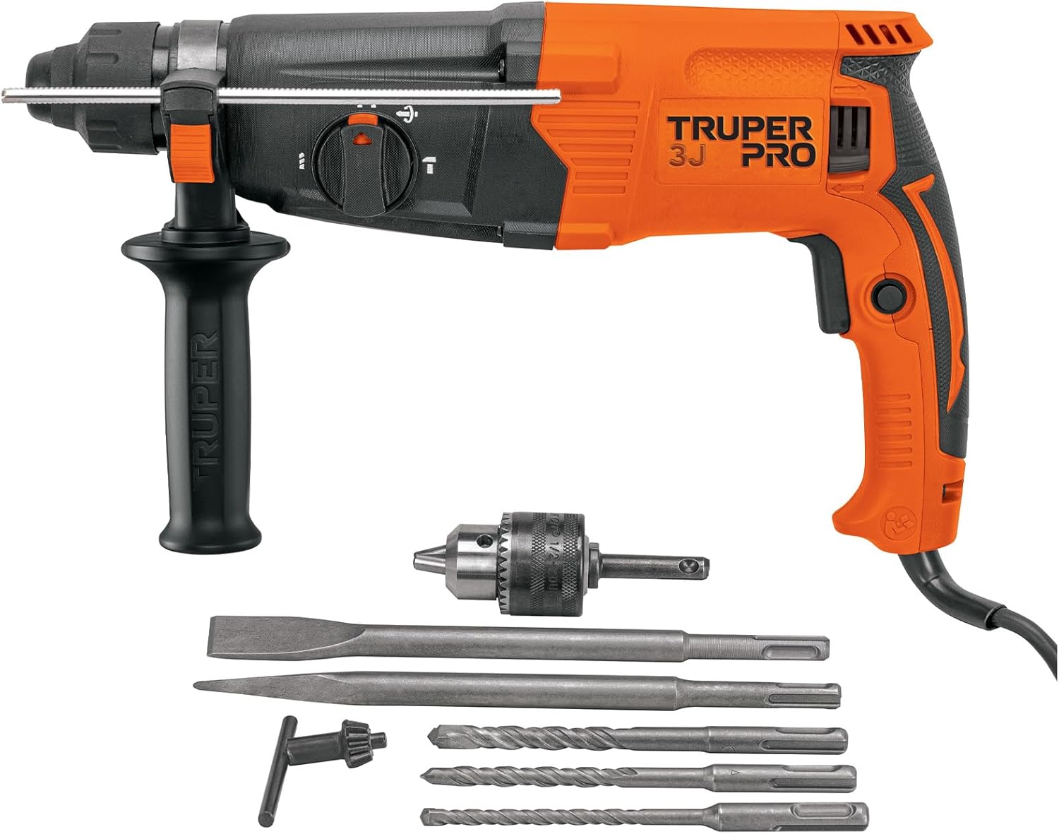 ROTOMARTILLO SDS PLUS 3.2 JOULES, 800W, TRUPER PRO (CLAVE ROEL-30A)