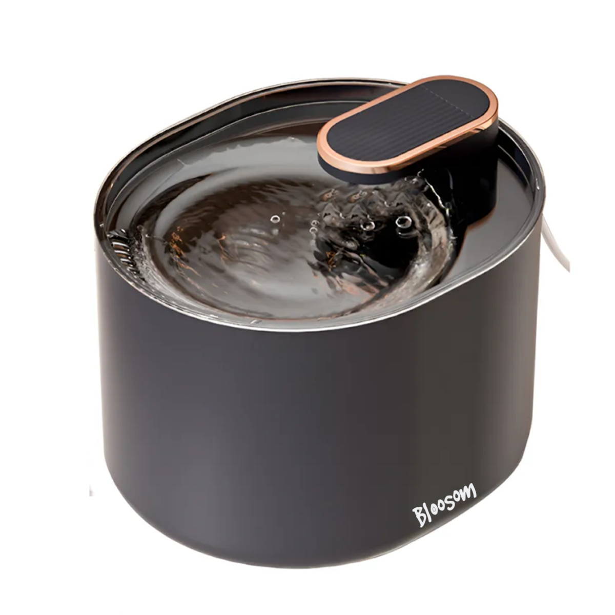 Fuente Para Mascotas Automática Con Filtro Para Perros 3l Gris