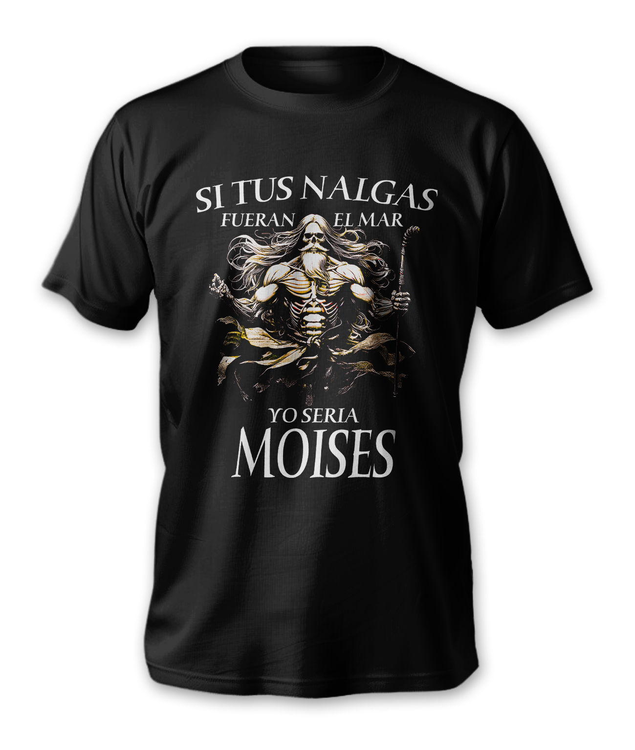 Playera para Hombre Calacas Chidas Yo Seria Moises GYM XOLO