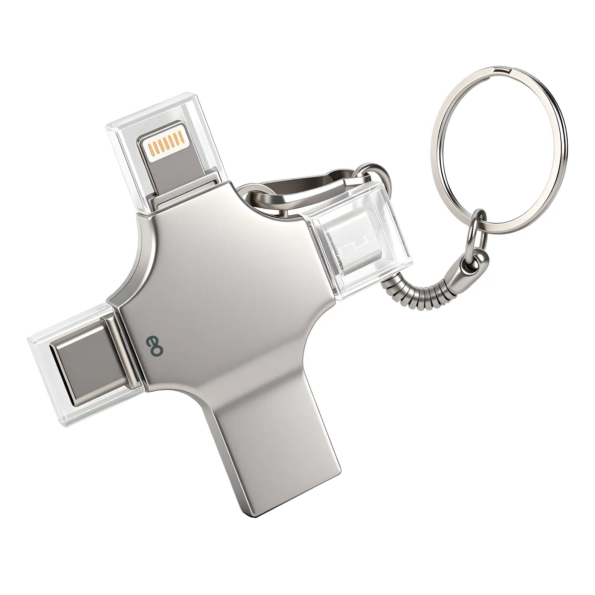 4 En 1 Usb Memoria 2tb:compatible Con Iphone/huawei/android 2tb
