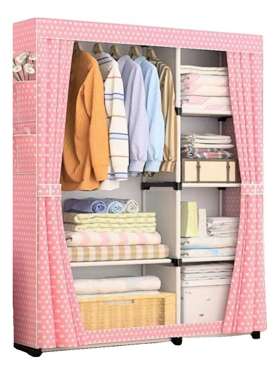 Closet Ropero Armable Plegable Portatil Armario Organizador y ...
