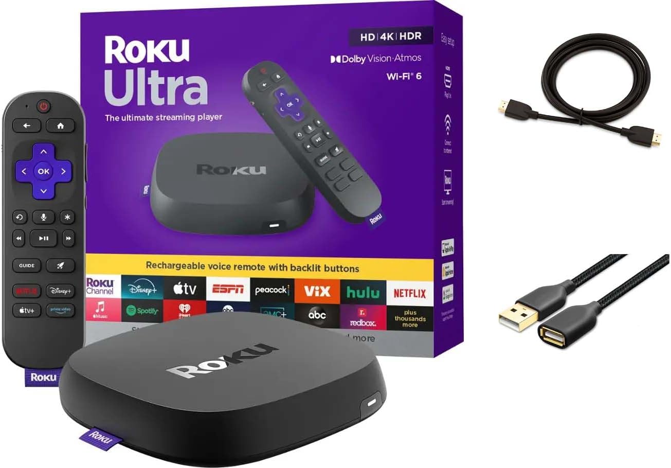 Control de Streaming Roku HD 2025 Color Negro 3840RW
