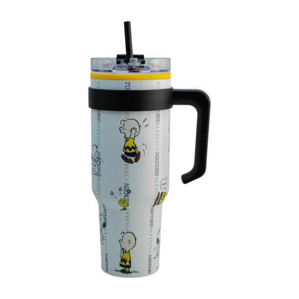 Snoopy Termo Alto doble pared con tapa hermetica Chrlie Brown Woodstock ...
