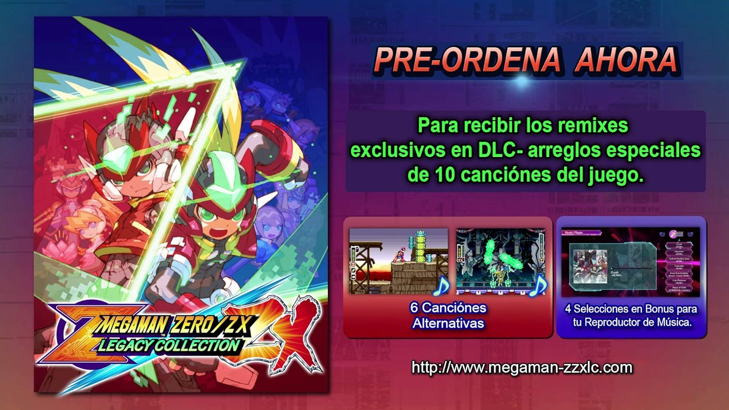 Mega Man Zero/ZX Legacy Collection para Nintendo Switch
