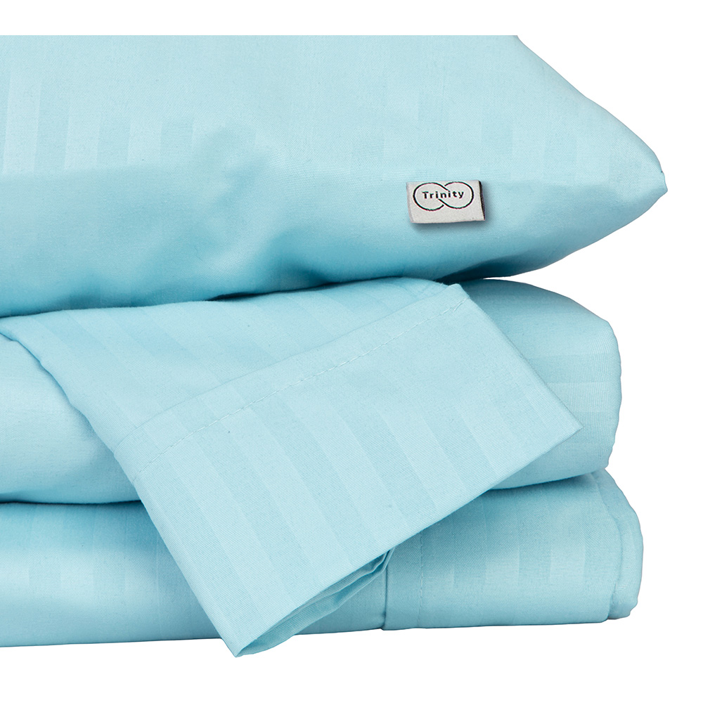 Sábanas Matrimonial Trinity Azul Cielo