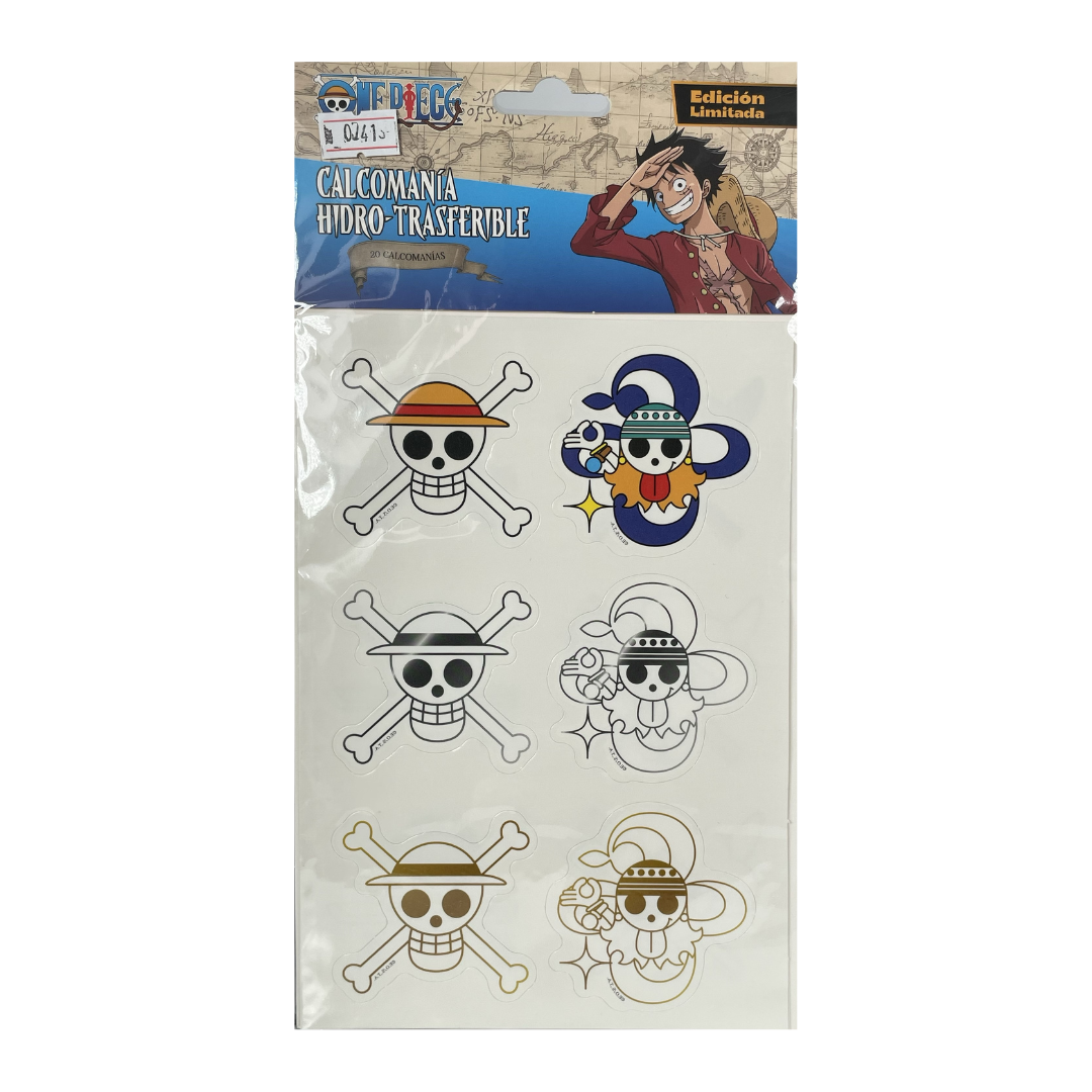 Calcomanías de tatuajes temporales Pegatinas Hidrotransferible de One ...